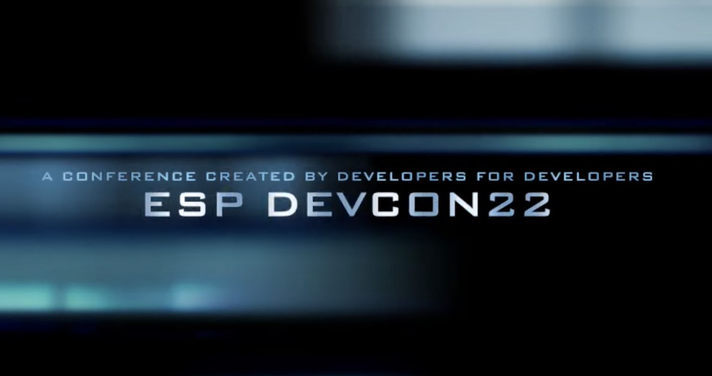 Espressif Devcon22 Starts On 19 Oct Espressif Systems